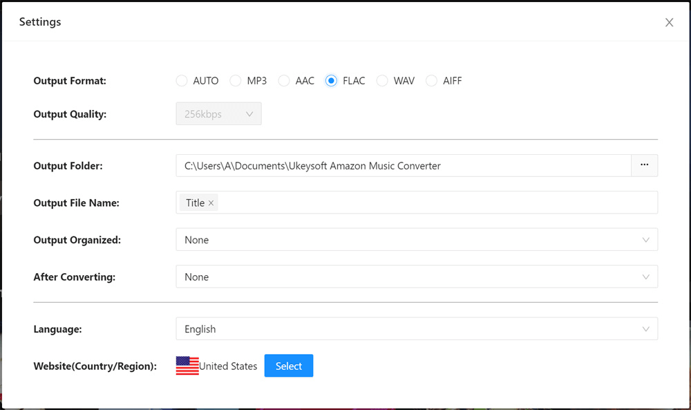 Come convertire Amazon Music in FLAC