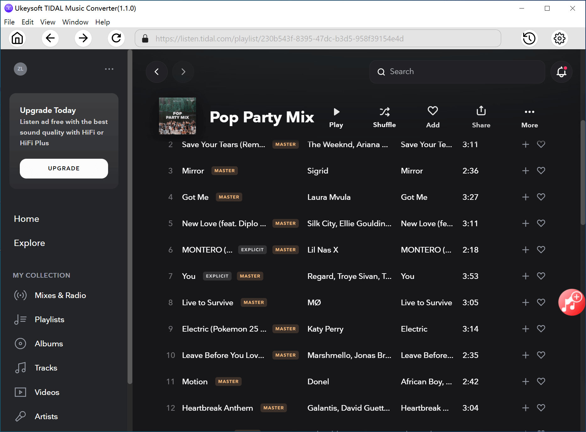 How to Download Tidal Music without Premium - UkeySoft