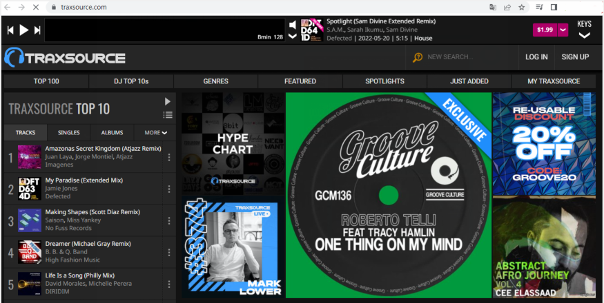 Traxsource Downloader: Download Traxsource Music to MP3